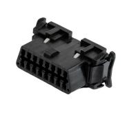 China 16 Pin J1962 OBD2 OBDII Female Connector PA66 for Hyundai Kia Chrysler for sale