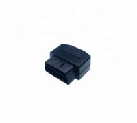 China Small OBD2 OBDII Enclosure 16 Pin J1962 Male Plug Straight Pins 40x29x21mm for sale