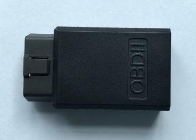 China OBD2 OBDII Enclosure with J1962 Male Connector 16 Pin Straight PA66 ABS for sale