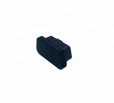 China Mini OBD2 OBDII Enclosure 16 Pin J1962 Male Plug Connector 45x20x15mm ABS for sale