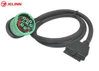 China PT30 ELD Device Cable 9 Pin J1939 Cable for Electronic Logging Device Heavy Duty Trucks for sale