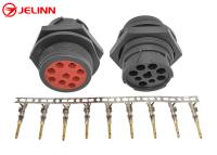 China Threaded Type 1 Deutsch 9 Pin J1939 Male Plug Connector with 9 Pins for sale