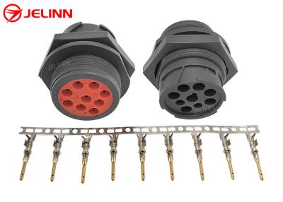 China Threaded Type 1 Deutsch 9 Pin J1939 Male Plug Connector with 9 Pins for sale