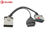 China RP1226 14 Pin Male to RP1226 Female and OBD2 16 Pin Splitter Y Cable 33cm for sale