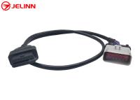 China 14 Pin RP1226 Male to OBD2 J1962 Female Cable for 2019 Newer Heavy Trucks for sale