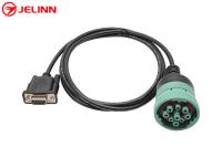 China Deutsch Type 2 Round J1939 9 Pin to RS232 D-sub DB9 Cable for sale