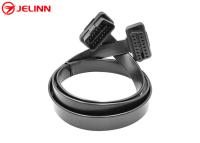 China OBD2 Extension Cable J1962 Male to Female OBDII Connector Extender 16-Core 26AWG Pure Copper for sale