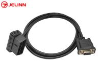 China J1962 Right Angle OBD 2 OBD2 16 Pin to RS232 DB9 Connector Cable for sale