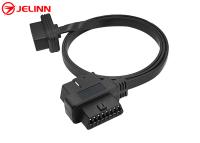 China OBD2 16 Pin Male Female Pass Through to OBDII Extension Cable 26AWG Pure Copper for sale
