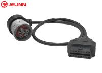 China Right Angle J1708 6 Pin to OBD2 Connector Cable for Diagnostic Devices Trackers for sale
