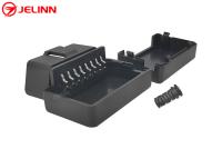 China OBD 2 Shell Case OBD2 Enclosure and Male Connector With Curved Pin for sale