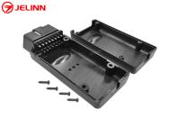 China OBD2 Enclosure with Straight Pin Male Plug 16 Pin ABS PA66 40x29x21mm for sale