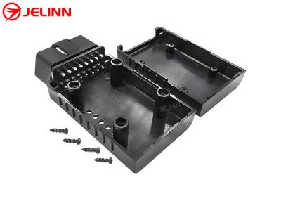 China Custom Enclosures OBD 2 OBD2 Plastic Case With Straight Pin Male Plug for sale
