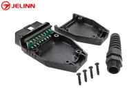 China OBD2 OBDII Enclosure with J1962 Male Connector 60x45x22mm and Wire Tube for sale