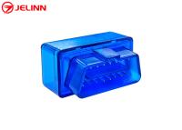 China OBD2 OBDII Enclosure Plastic Housing Shell 16 Pin Male Connector Straight Pins 50x39x22mm for sale