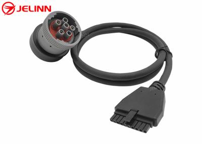 China PT30 ELD Device Cable 6 Pin J1939 Cable for Electronic Logging Device Heavy Duty Trucks for sale