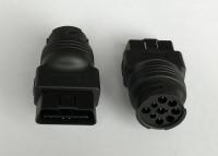 China Deutsch 9 Pin J1939 Male to OBD2 16 Pin Male Adapter Cable 20AWG for sale