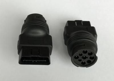 China Deutsch 9 Pin J1939 Male to OBD2 16 Pin Male Adapter Cable 20AWG for sale