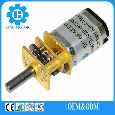 China Micro DC Geared Motor Compact Lightweight Brushed Motor Stall Torque ≤1.9Nm for sale