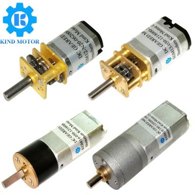 China Micro DC Geared Motor 1 10-1 1000 Gear Ratio 3V-12V Voltage 10-2000 RPM 4 Mounting Holes for sale
