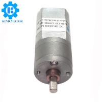 China Carbon Brush Motor Dc , 3.8W Gear Motor 12v High Torque 6300gCm for sale