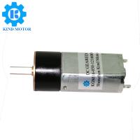 China Quiet Brushed DC Geared Motor With 16mm Gearbox 1:360 Reduction Ratio for sale