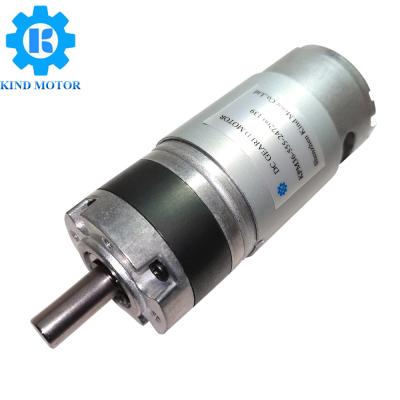China High Torque 12 Volt Dc Planetary Geared Motor 36mm Diameter Low Rpm for sale