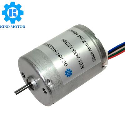 China Factory supply low noise micro diameter 24mm 370 BL2430 dc 6v 12v 14.4v 18v 24v brushless motor for sale
