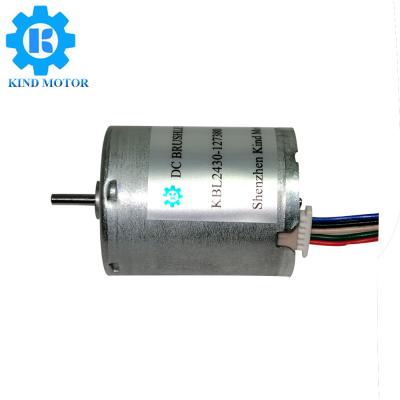 China Lifetime small nidec dc bl2430 5w 6w 7w 8w 10w brushless motors 6v 8v 9v 12v 18v 24v for sale