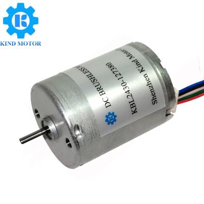 China 2mm shaft low noise 24mm RS370 bl2430 dc 6volt 12volt 14.4volt 24volt ball bearings brushless motor for sale