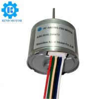 China Permanent Magnet 36mm 6vdc 12vdc 24vdc double ball bearings brushless motor for sale