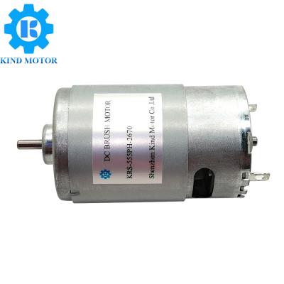 China Micro RS545 555sh dc 12volt 14.4volt 18volt 24volt carbon brushed motor for sale