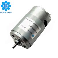 China Pmdc Dual Output 3.175mm Shaft Dc 12v 14.4v 18v 24v RC555 RC-555 Carbon-Brush Motors for sale