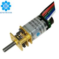 China 12mm N10 n20 n30 6v 12v micro brushes gearmotors with encoder for sale