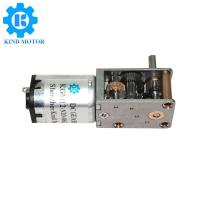 China 12 Volt Geared Motor Right Angle 2.2kgCm Rated Torque 2.1W Output Power for sale
