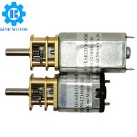 China 13mm Small Gear Motor High Torque , 26g Brushed Dc Motor 12v for sale