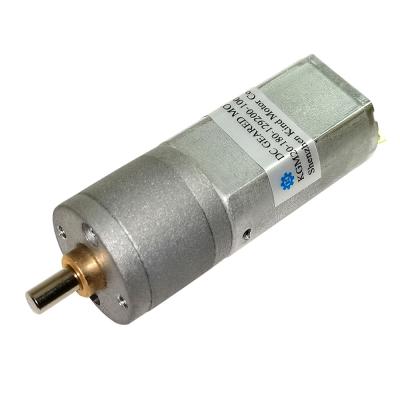 China Micro 20mm diameter Reduction Gear Motor 600mNm Carbon Brushed for sale
