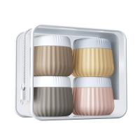 China Toiletry Silicone Travel Container Kit Leak Proof 30ml With Screw Lid for sale