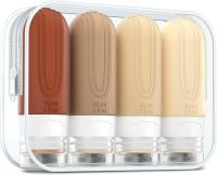 China Toiletries Silicone Cosmetic Travel Bottles 2oz/60ML OEM TSA Approved for sale