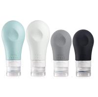 China Leak Proof Silicone Cosmetic Bottles Travel Kit 90ML 60ML TSA Approved for sale