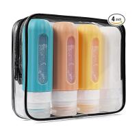 China Leak Proof Silicone Travel Bottles Refillable Lightweight 3oz/90ml for sale