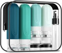 China Toiletries Squeeze Silicone Cosmetic Tube Travel Size Refillable Leak Proof for sale