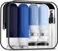 China 16 Pack 90ml 60ml Silicone Travel Bottle Set TSA Approved Leak Proof for sale