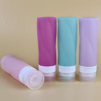 China Braid Shape Silicone Travel Toiletries Bottles Kit Reusable 90ml for sale