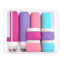 China Food Grade Silicone Travel Bottle Kit Leak Proof Bpa Free 90ml 30ml for sale