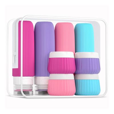 China Food Grade Silicone Travel Bottle Kit Leak Proof Bpa Free 90ml 30ml for sale