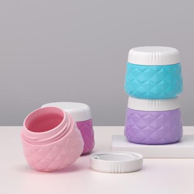 China Big Mouth Silicone Travel Jar Set Leak Proof 30ml 50x40mm With Lid for sale