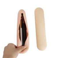 China Hot Selling Custom Portable Travel Food Grade Silicone Cosmetic Bag Makeup Storage Pouch for sale