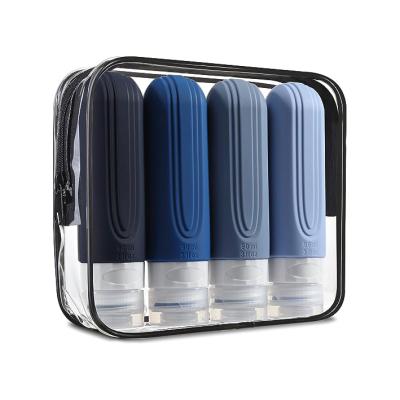 China Food Grade Silicone Travel Bottle with Customizable Logo and Multiple Colors for Portable Toiletries for sale