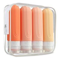 China Compact Silicone Travel Bottle with Customizable Logo and Multiple Colors for Leak Proof Toiletries for sale